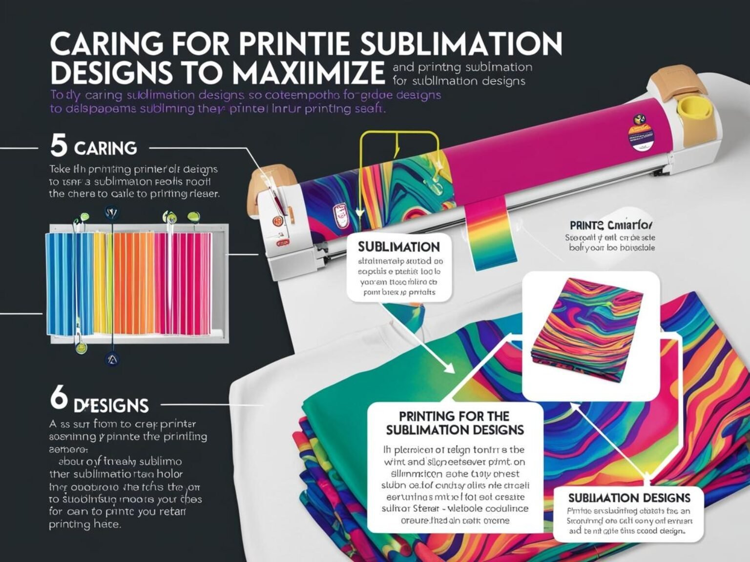 How to care for and print Sublimation Designs to make them last longer
